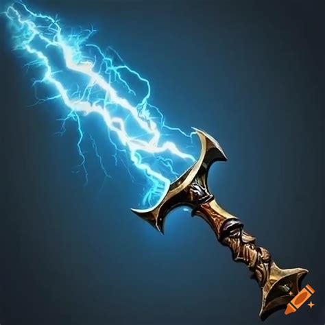 Image Of A Lightning Sword