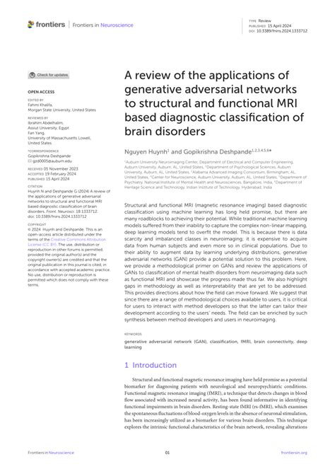 PDF A Review Of The Applications Of Generative Adversarial Networks To Structural And