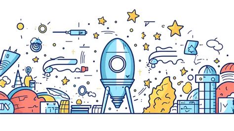 시작 개념을 위한 플랫 라인 낙서 패턴 로켓 투자 마케팅 전략 시작 로켓 사업 개시 시작 배경 일러스트 및 사진 무료 다운로드 Pngtree