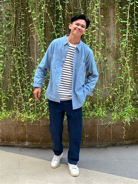 ดูไอเดียสไตล์การแต่งตัวสำหรับ「เสื้อแจ็คเก็ต Blouson กันลม、กางเกง ผ้าคอตตอน เดนิม ขา 5 ส่วน ทรง