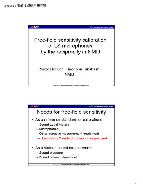 21 The Free Field Sensitivity Of Ls Microphone Calibration System By