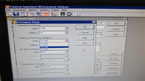 Frequency Response Analyzer Software Solartron Analytical