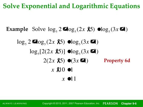 PPT Mastering Exponential And Logarithmic Equations PowerPoint Presentation ID