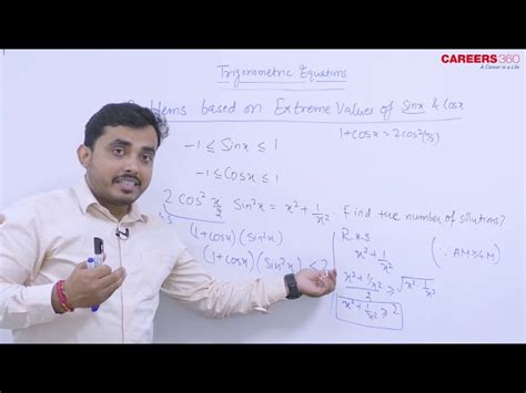 trigonometric equation using minimum and maximum value of function mcq