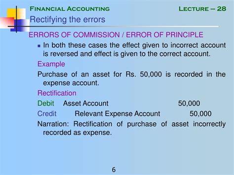 ppt rectification of errors powerpoint presentation free download