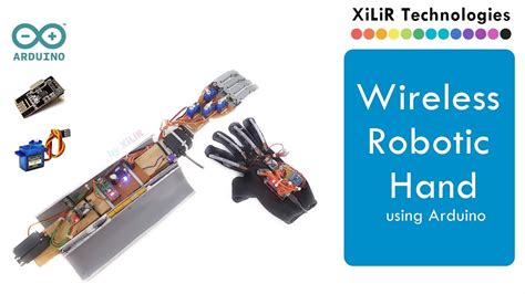 Wireless Robotic Hand Using Arduino Servo Motors Flex Sensors