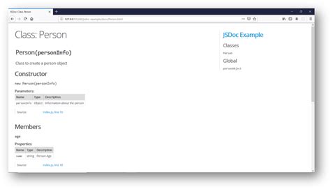 JSDoc Basics Jsdoc Basics