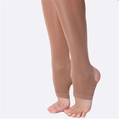 Studio 7 Dancewear Shimmer Tan Stirrup Tights Adult Sizes