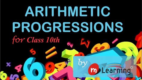 Arithmetic Progressions Problems On Arithmetic Progression Class