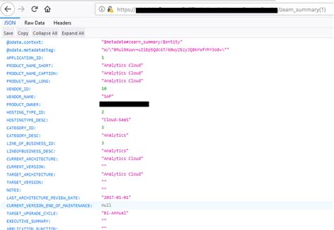 Json Sapui5 Odata V4 Read Object Stack Overflow