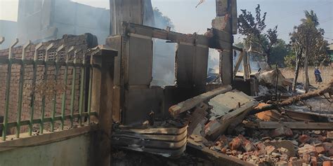 ယင်းမာပင်တွင် စစ်ကောင်စီတပ်တိုက်ခိုက်ခံရပြီး အများအပြားသေဆုံး၊ ကုန်းရွာလုံးကျွတ်မီးရှို့ခံရ