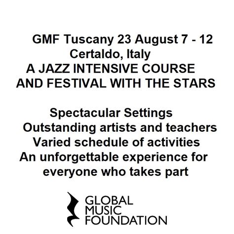 Gmf Ad Draft 3 London Jazz News