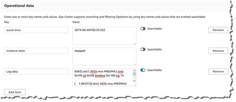 将操作数据添加到 Opsitem Aws Systems Manager