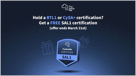 My Journey To Tryhackmes Security Analyst Level 1 Sal1 Certification