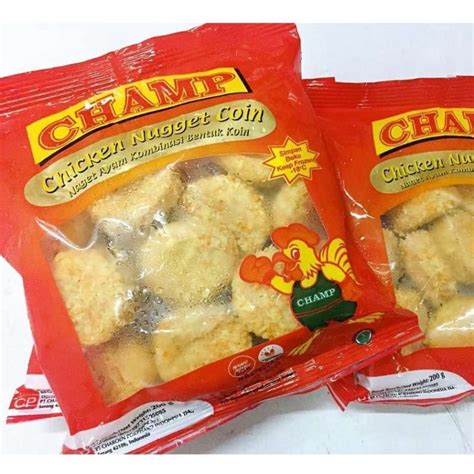 Jual Nugget Nuget Naget Chicken Ayam Champ Frozen Food Halal Di Seller