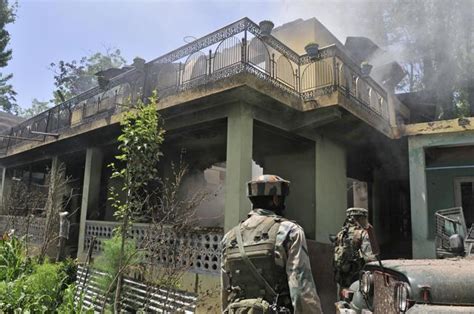 Ashen Walls Remain Of House After Tral Encounter In Which Sabzar Bhat