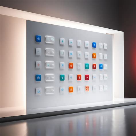 Realistic Set Of Glassmorphism Ui Icons For Website Or Mobile App Vector Illustartion Of