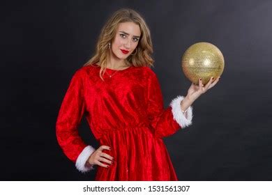 Sexy Mom Noel Wishes Merry Christmas Stock Photo Shutterstock