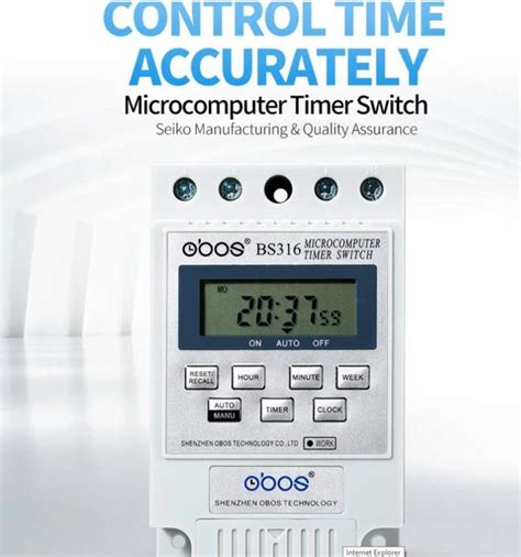 Timer Bs316 Intelligent Microcomputer Programmable Dc12v Dc24v Ac230v
