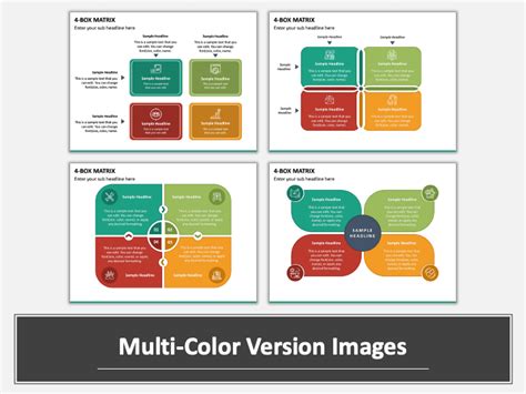 4 Box Matrix For PowerPoint And Google Slides PPT Slides