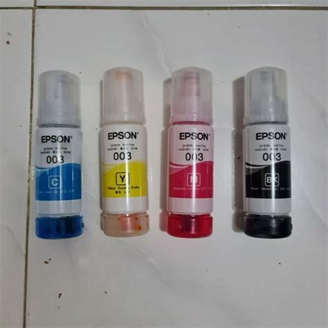 Jual Botol Bekas Tidak Ada Tinta Printer Mesin Cetak Epson 003 Epson003 Ori Shopee Indonesia