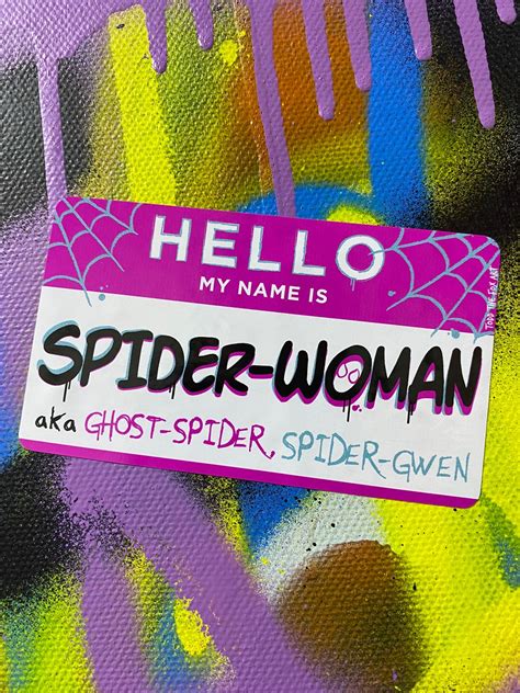 Spider Woman Gwen Stacy Sticker Etsy