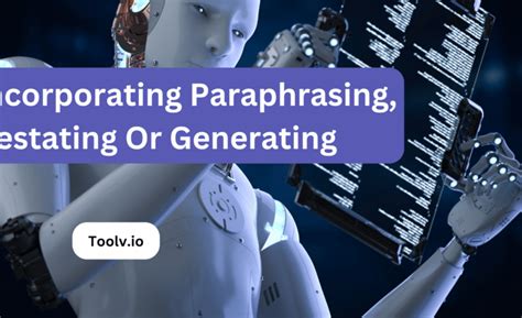 Incorporating Paraphrasing Restating Or Generating