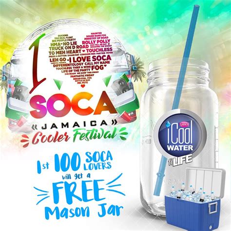 First 100 Soca Lovers Will Be Lasco Icool Water