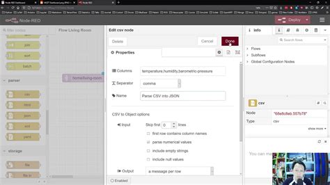 Node Red Mqtt Dashboard Youtube