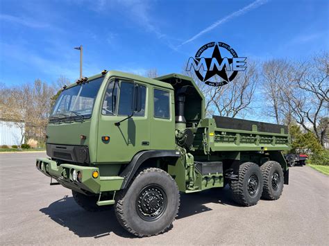 1995 Stewart Stevenson M1090 5 Ton Mtv 6x6 Dump Truck