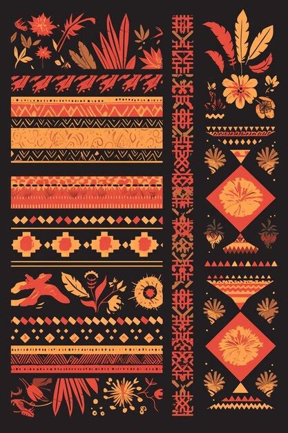 Filipino Sipa Patterns With Traditional Sport Elements Premium Ai Generated Vector