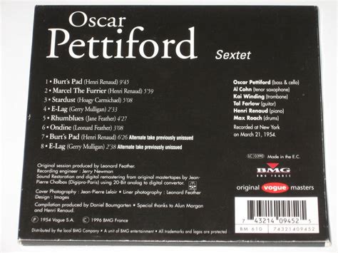 Yahooオークション Cd オスカー・ペティフォード（oscar Pettiford
