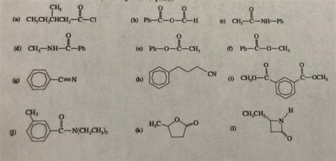 Solved 4 CH CH CHCH₂ C CL d CH NHC Ph CH₂ C N Chegg com