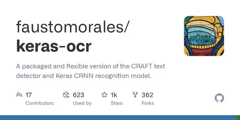 Github Faustomoraleskeras Ocr A Packaged And Flexible Version Of The Craft Text Detector And