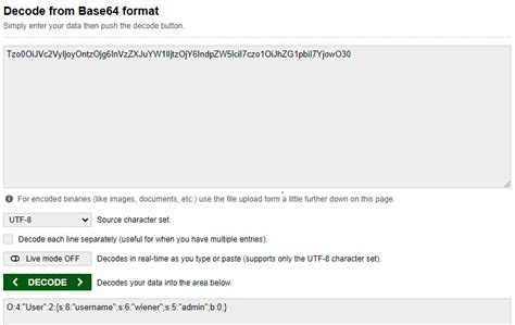portswigger academy insecure deserialization labs