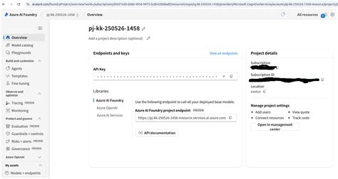 Project Connection Strings How To Find Model Deployment And Connection Strings Microsoft Qanda