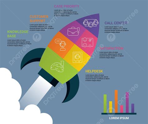 Editable Infographic Template 6 Colored Steps For Customer Service With Vector Icons Vector
