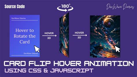 Easy Card Flip Animation On Hover Using Css And Animejs Css 3d