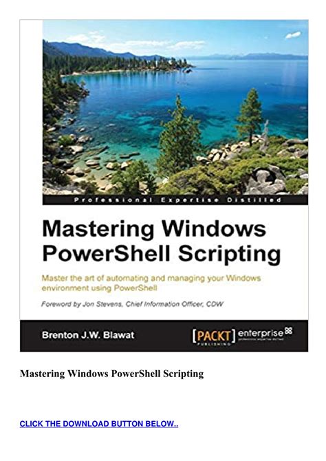 Ppt Download Mastering Windows Powershell Scripting Powerpoint