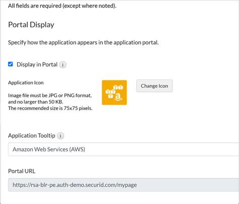 Amazon Web Services Saml My Page Sso Configuration Rsa Ready