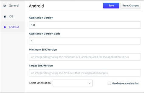 Nativescript Creating An Application In Android