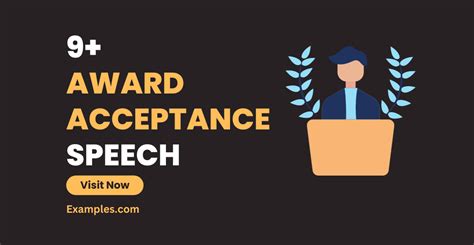 Award Acceptance Speech 9 Examples Format Sample