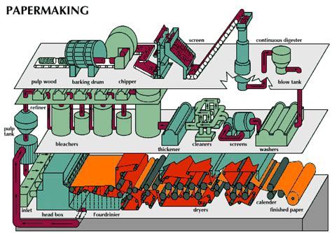 Supplychain Pictures Pulp And Paper Process Paper Manufacturing Process