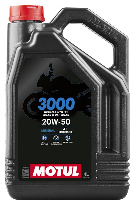 Motul Engine Oil 3000 4t Sae 20w 50 4 Liter