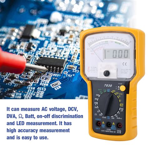 Analog Multimeter Kt7030 Ac Dc Analog Multimeter Tester Digital Analog Multimeter Tester Double
