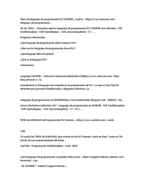 plc lenguaje kop 34589230 pdf controlador lógico programable lenguaje de programación