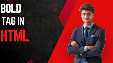 How To Use The Bold Tag In Html Html Text Formatting Tutorial Youtube