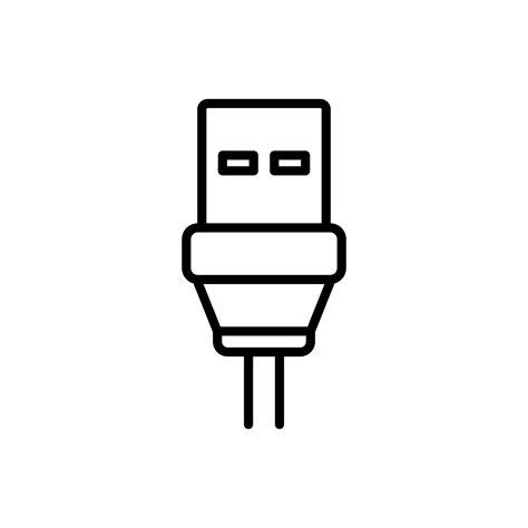 Usb Icon Vector Flash Drive Illustration Sign Storage Symbol Hard Drive Logo 23335911 Vector