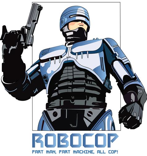 Robocop Drew In Vector Art On Behance