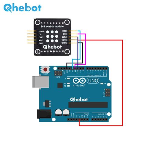 88 Led Dot Matrix Screen Module Max7219 Square Do Grandado